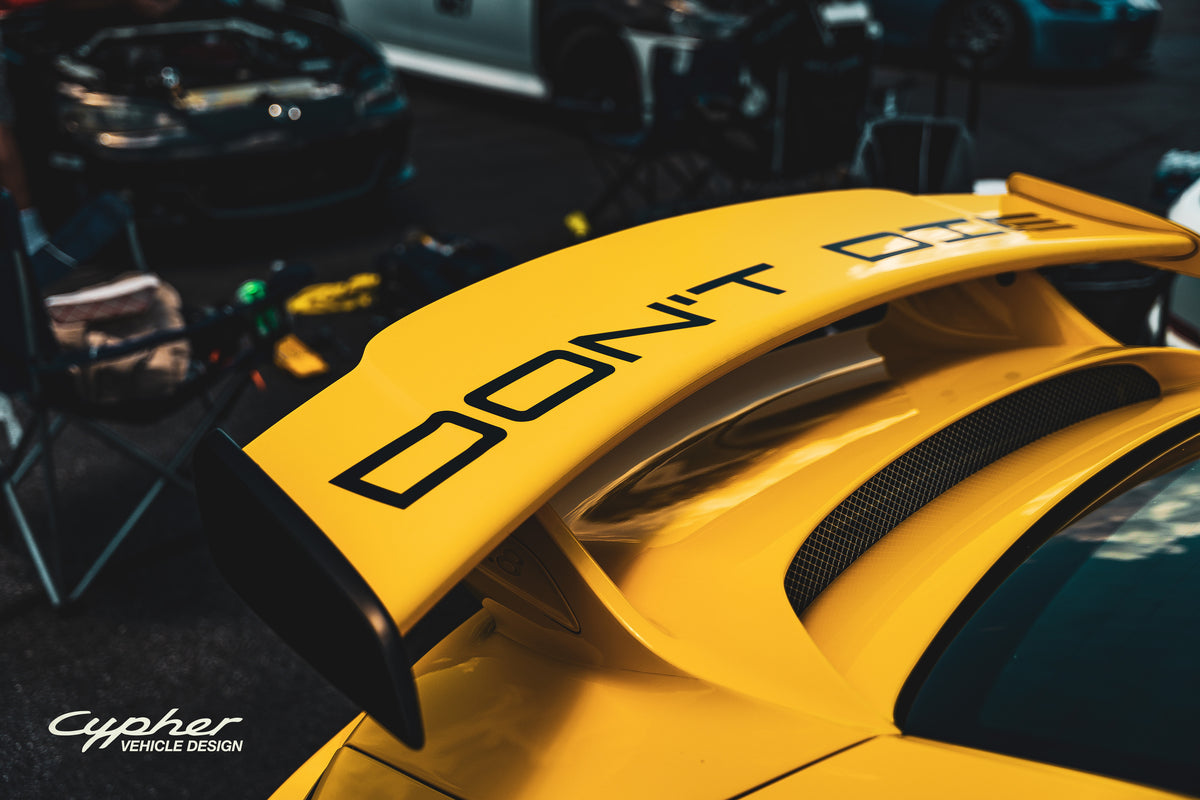 Custom Wing Decal for Porsche – Cypher Vehicle Design